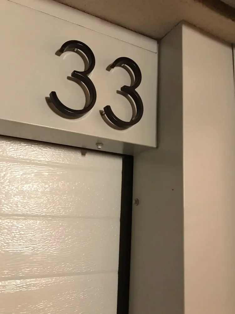 House Number Signs Big Modern - Life Changing Products