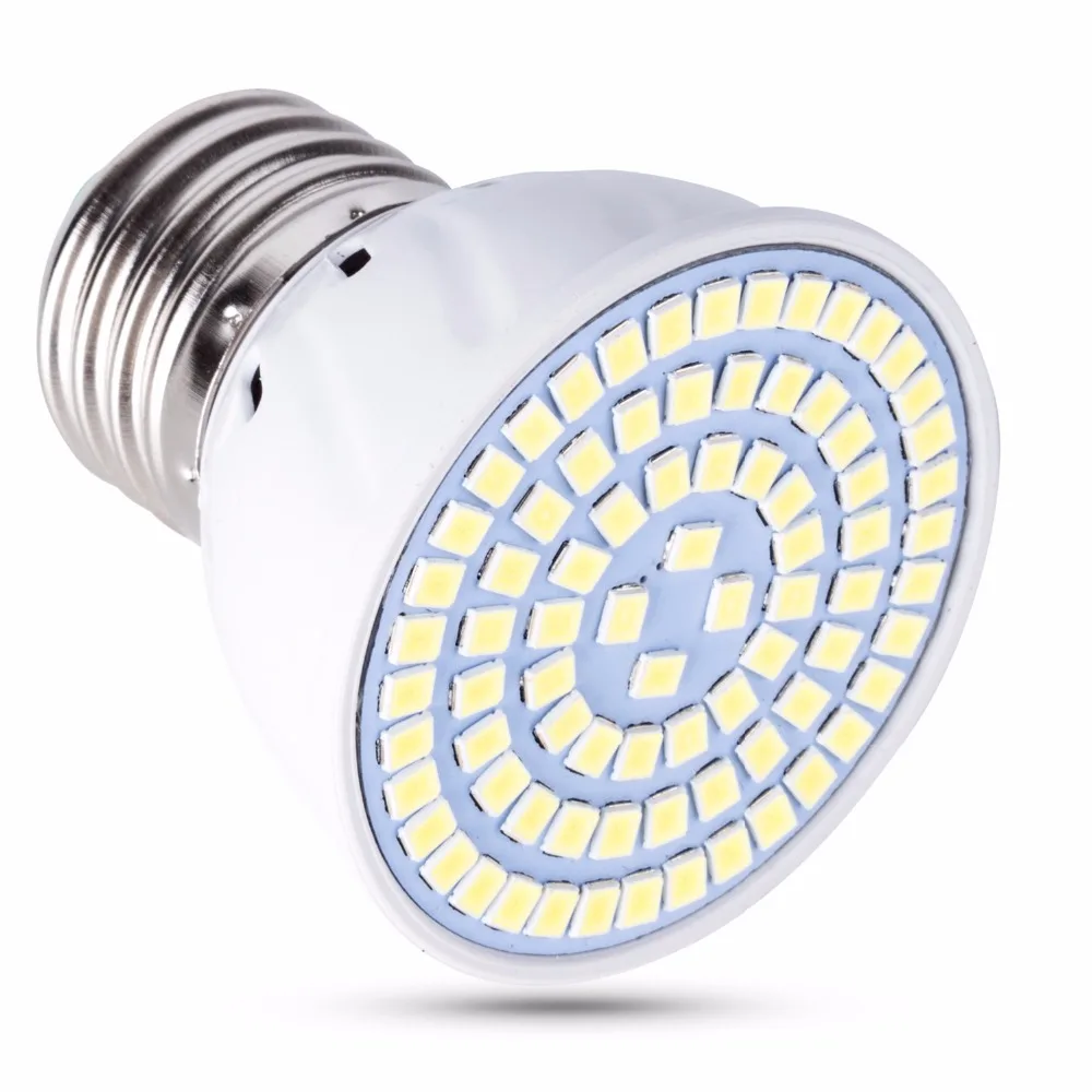 Lámpara de luz LED B22 E14 48 60 80LED E27 4W 6 W 8W 220V bombilla GU10 AC220V 240V SMD2835 foco ...