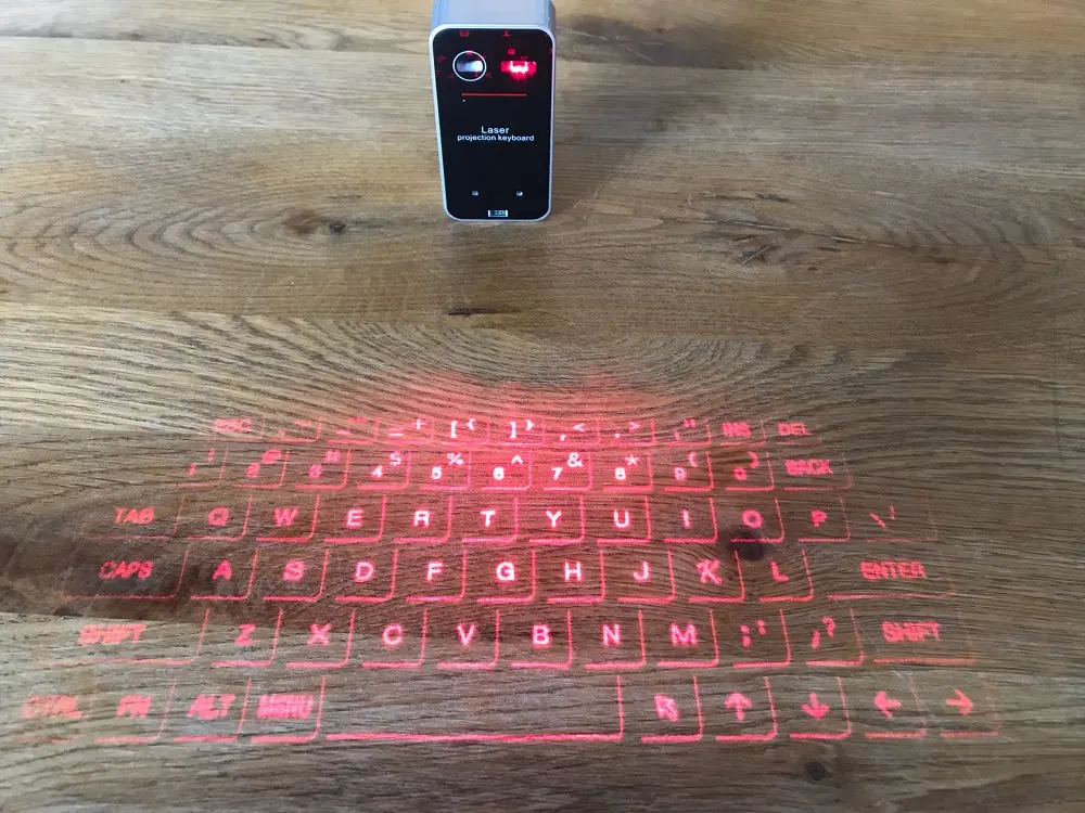 Virtual Laser Projection Keyboard - World of Bluetooth