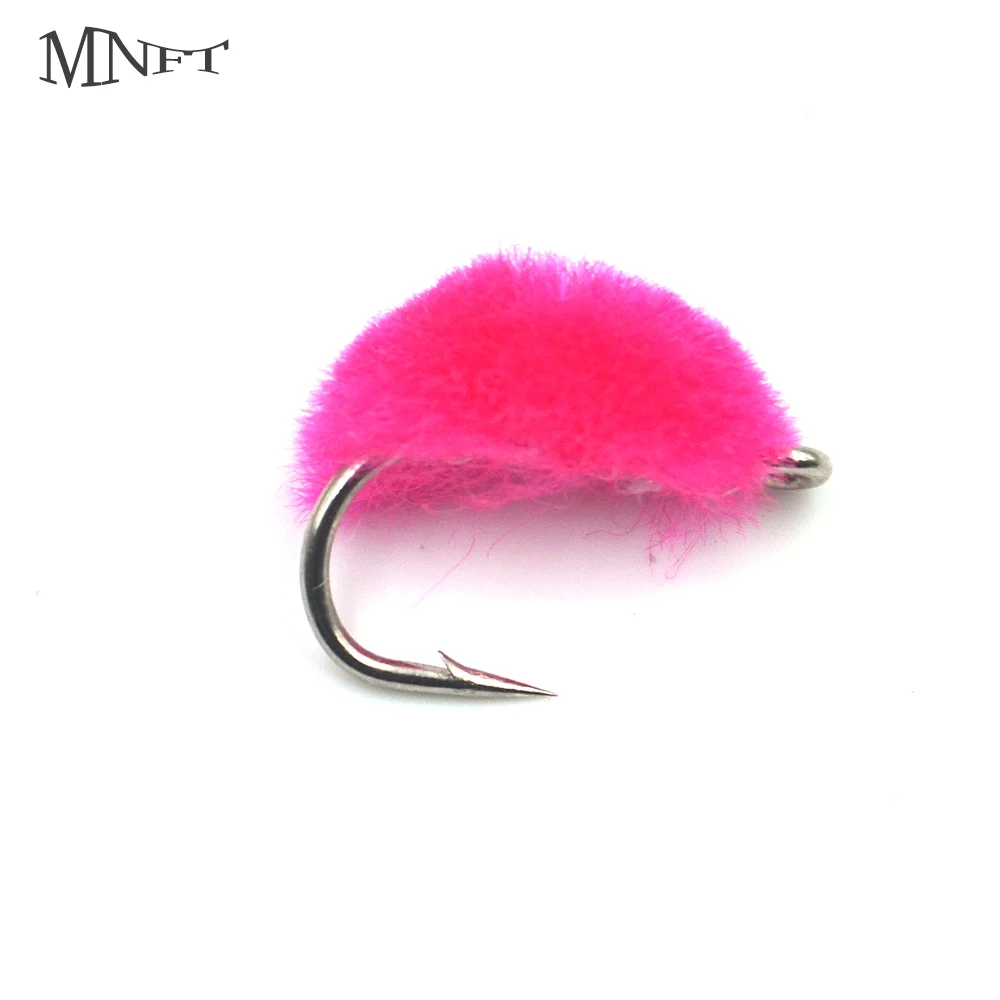 MNFT-10PCS-12-Pink-Micro-Egg-Fly-Nymph-Bug-Wet-Fly-Mimic-Salmon-Egg ...