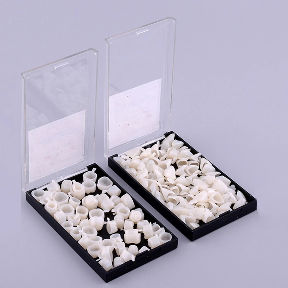 50Pcs Dentistry Oral Dental Temporary Posterior Anterior Teeth Crown ...