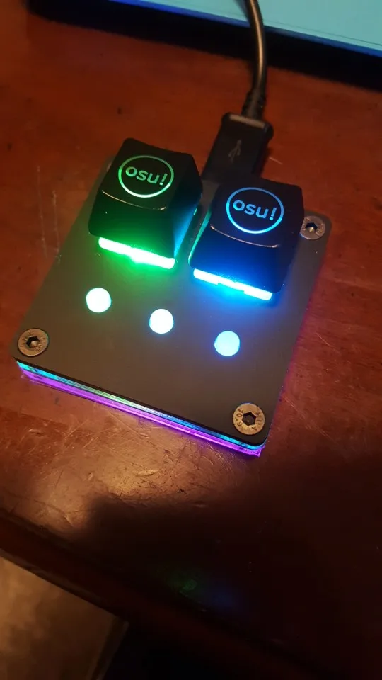 HFSECURITY DIY OSU Keyboard V4 For Windows 5 Key Gaming Keyboard USB 2. ...