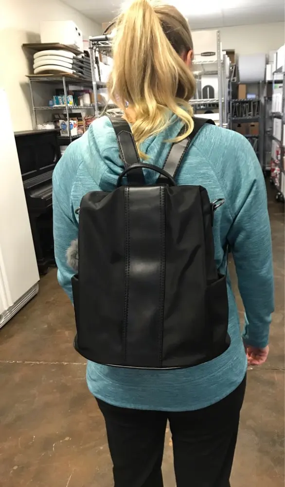 Leather Anti-theft Backpack