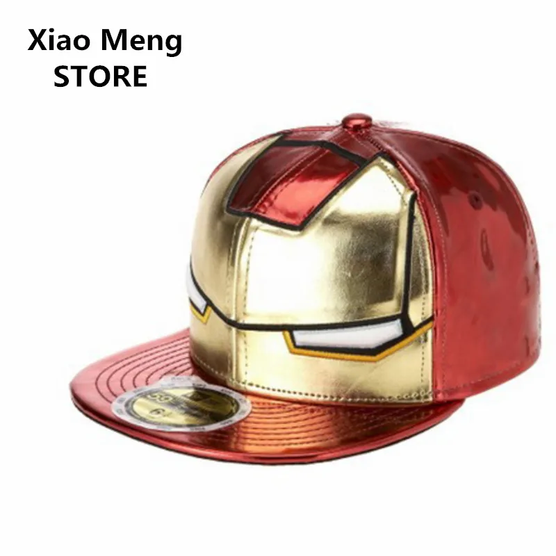 2017 New High Quality Cartoon Iron Man Baseball Caps Marvel The ...