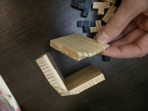 Wood Cube Puzzle 3D Interlocking - Life Changing Products