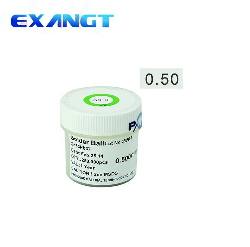 250K PMTC Leaded Solder Ball 0.5mm SGS Sn63/Pb37 BGA IC Reballing ...
