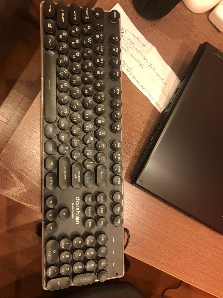 Gaming Backlit Keyboard Round Keys - Life Changing Products