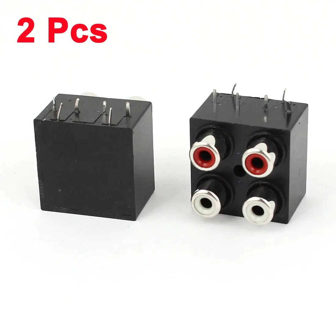 UXCELL Audio Panel Mounting 4 Female Jack Rca Socket Av Concentric ...