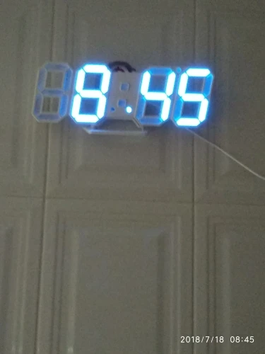 3D Digital Wall Clock LED Light - Life Changing Products