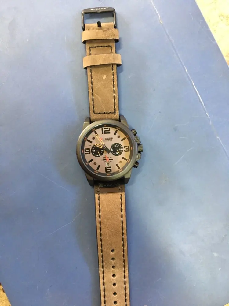 Wrist Watch For Men In Leather Design - Life Changing Products