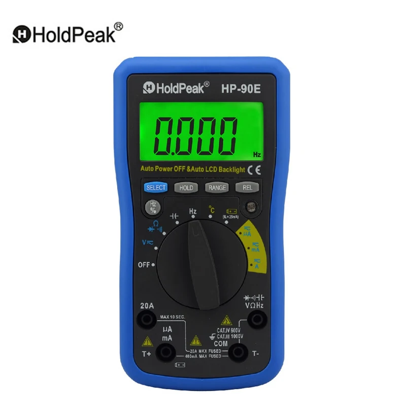 2017 Real Promotion HoldPeak HP 90E Digital Multimeter Electronic ...