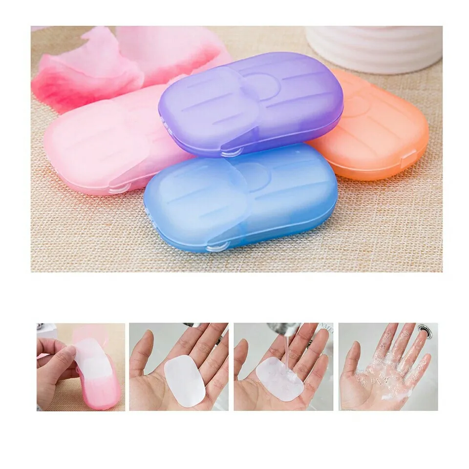 Travel Portable Paper Soap (Set of 60) - Life Changing Products