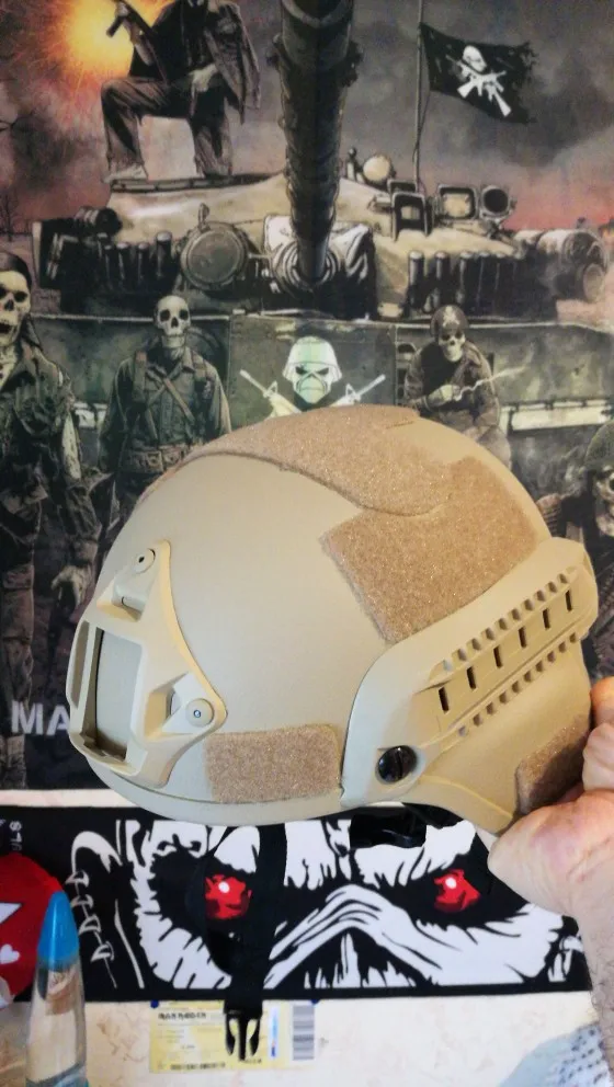 Military Tactical Airsoft Paintball Helmet Head Protector