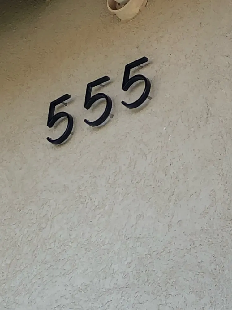 House Number Signs Big Modern - Life Changing Products