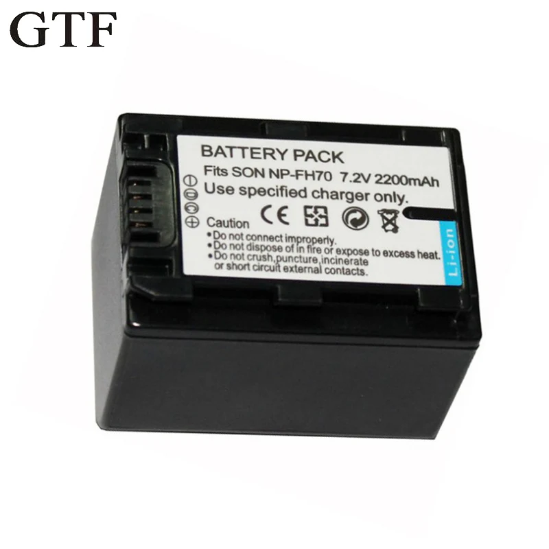 Gtf Np-fh70 Np Fh70 Npfh70 Li-ion Rechargeable Battery For Hdr-cx230 ...