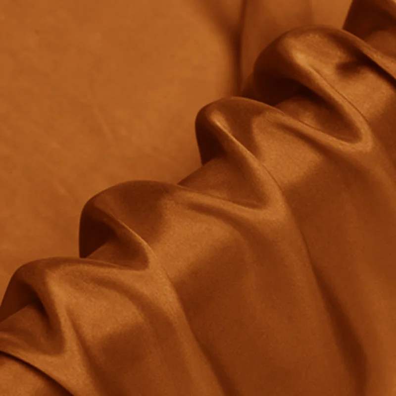 Tela de seda 8 MM 100% Seda Habotai Morera café Tejido Por el Patio, 90 ...