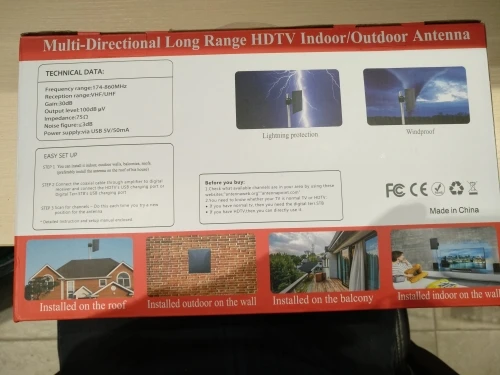 HDTV Antenna Indoor/Outdoor Signal Booster - Life Changing Products