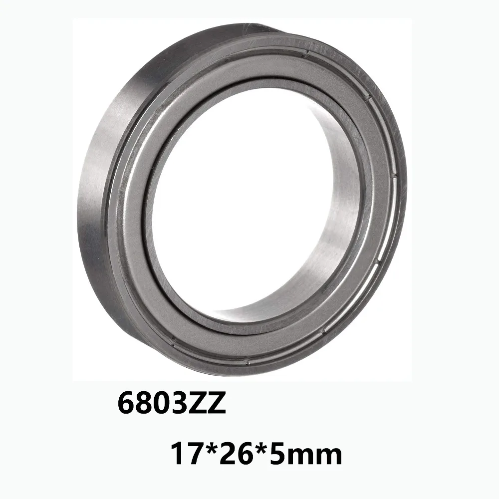 2pcs/lot 6803ZZ Miniature Mini Ball Deep Groove Ball Bearing 6803 ZZ ...