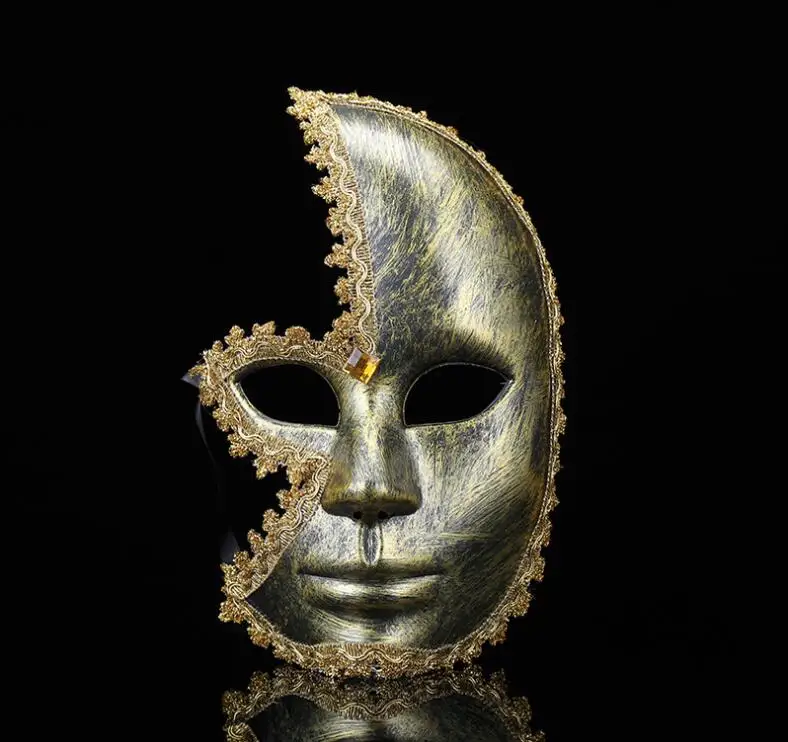 Retro Mask 4 styles Plastic Mask Masquerade Xmas Party Halloween ...