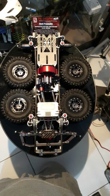 Cool Racing CNC Aluminum And Carbon Frame AXIAL SCX10 Chassis 313mm ...