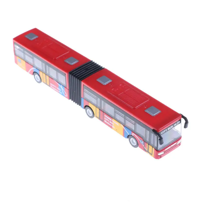 1:64 Scale 18.5cm Baby pull back shuttle bus Toy Kids diecast models ...