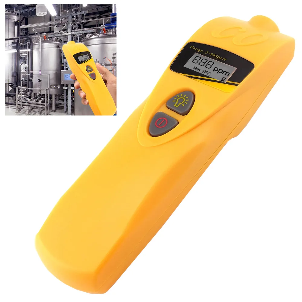 0~999 PPM Range Carbon Monoxide CO Meter Monitor Detector Check CO ...