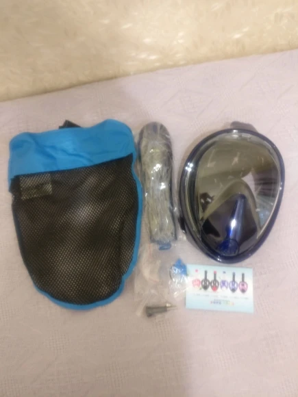 Full Face Diving Mask Round Lens Design - Life Changing Products