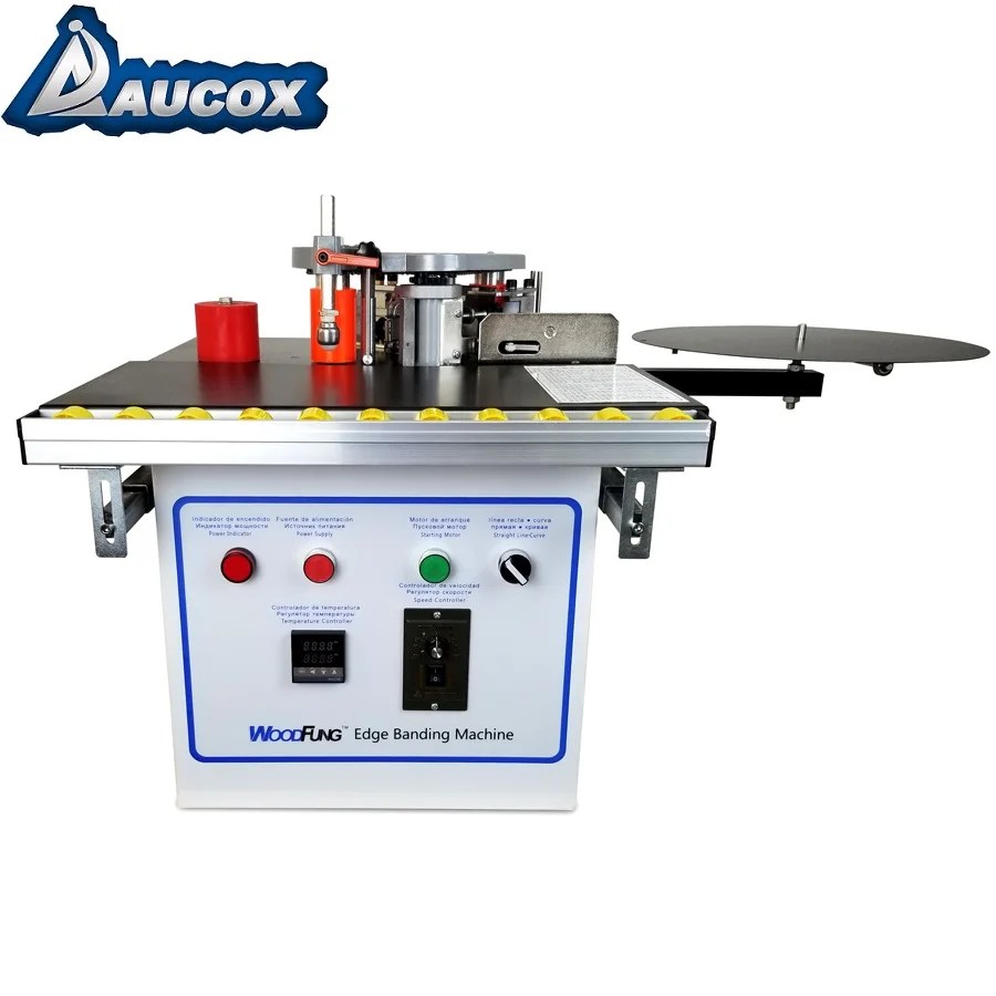 MY07B mini manual wood pvc edge banding machine with cut pvc edge ...