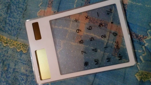 Transparent Solar Calculator Touch Screen - Life Changing Products