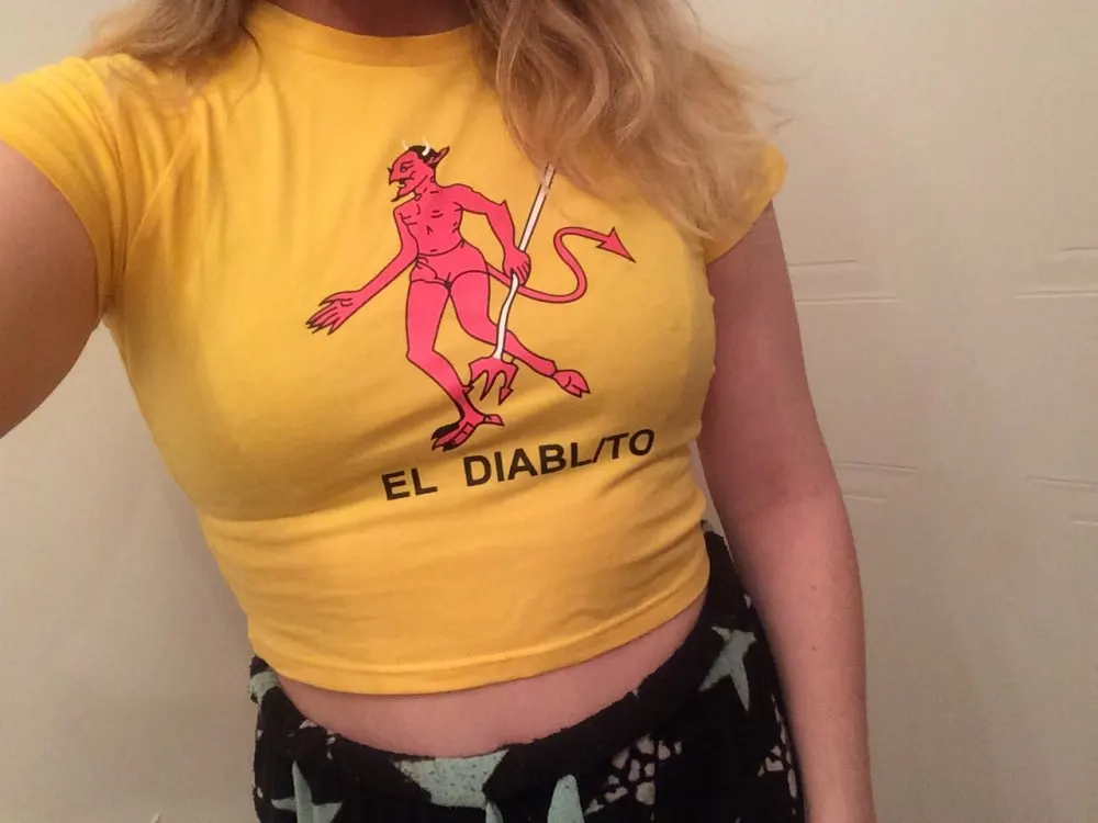 Little Devil Crop Top - Satan Shirt - Sour Puff Shop