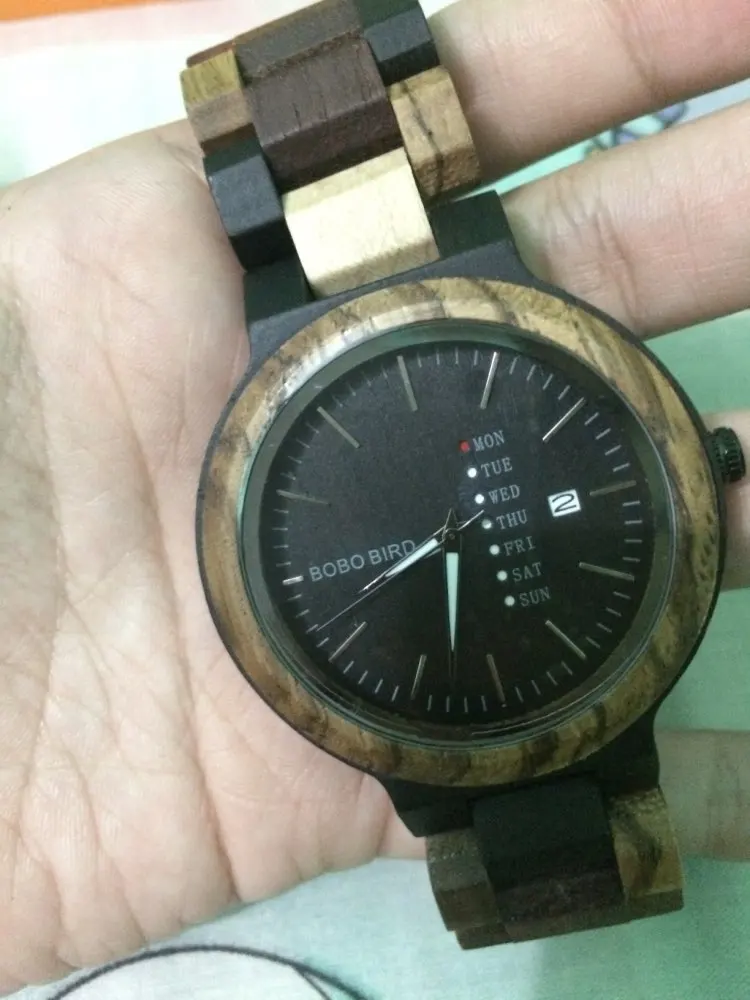 Luxury Brand Men's Wristwatch with Date & Week Display - Woodies Land