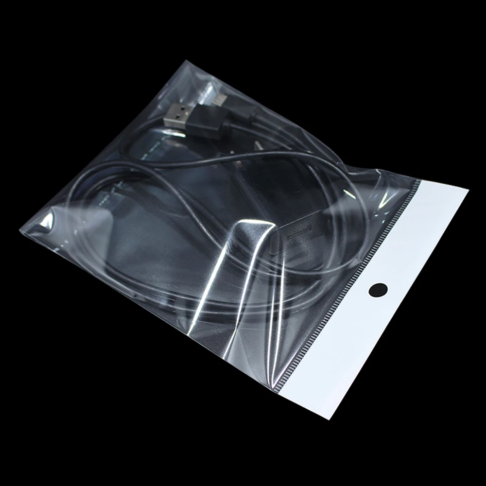 Self-Sealable-Plastic-Bag-OPP-Poly-Pack-Adhesive-Pouch-Clear-Packaging ...