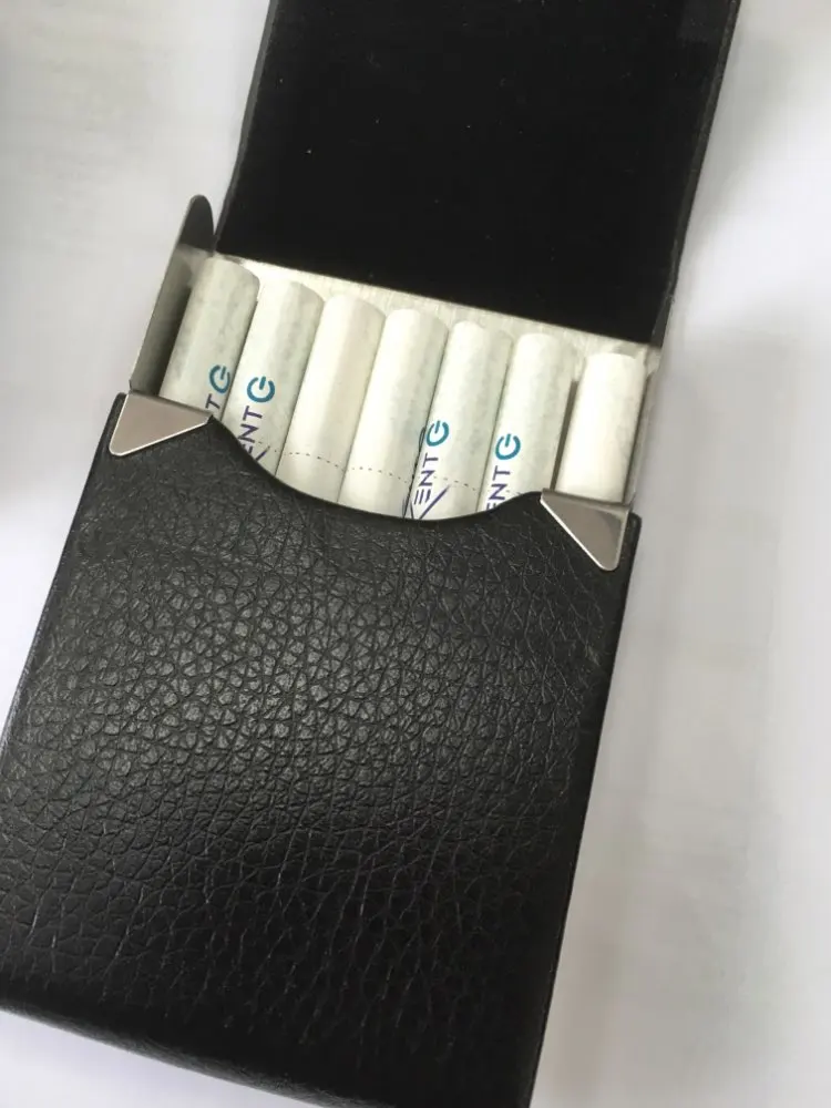 Aluminum Cigar Cigarette Tobacco Holder Smoking Case