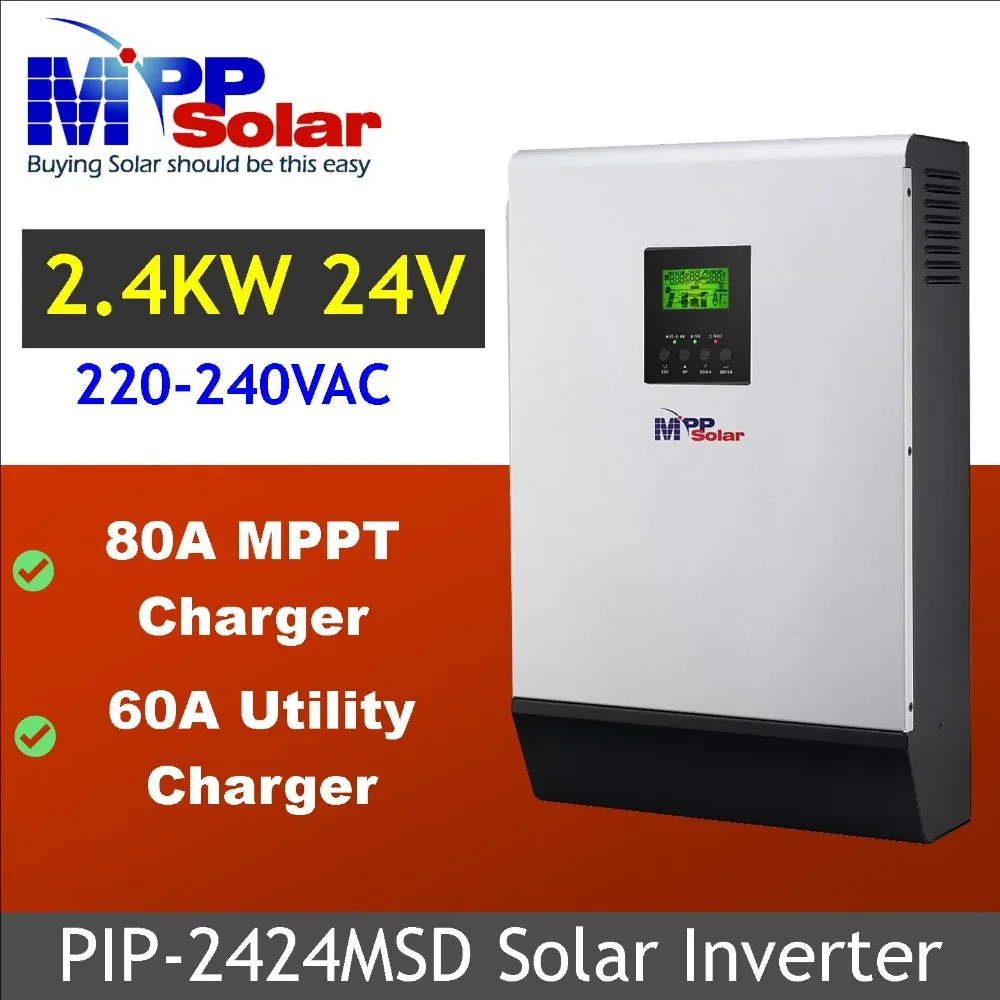 Mppt Inversor Solar 3kva 2400 W 24 Pip2424msd V 220 V Solar Power ...