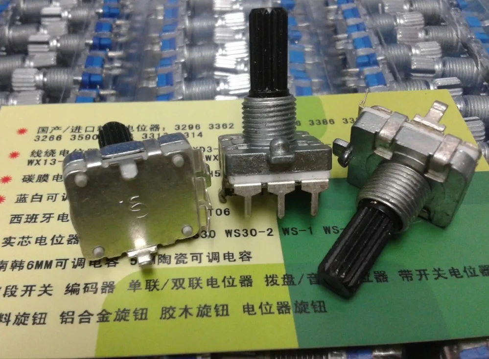 Original New 100 Ec16 Audio Encoder 360 Degree Rotary Switch Digital Pulse Potentiometer 20mm