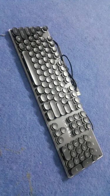 Gaming Backlit Keyboard Round Keys - Life Changing Products