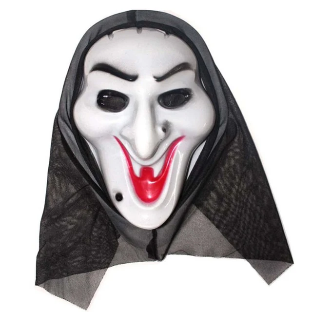 Full Face Mask Scary Grimace Halloween Costume Evil Creepy Party Horror ...