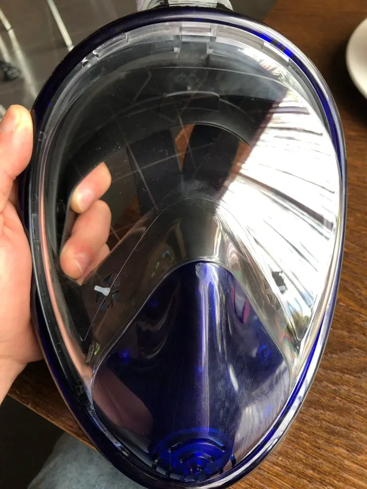 Full Face Diving Mask Round Lens Design - Life Changing Products