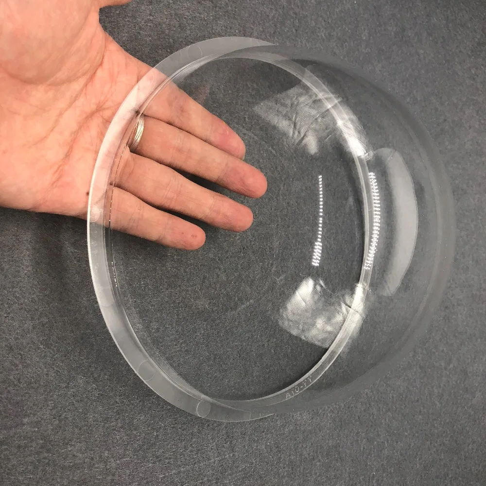 7 inch High Speed Dome Transparent Domes Cover Monitoring Shell Acrylic ...