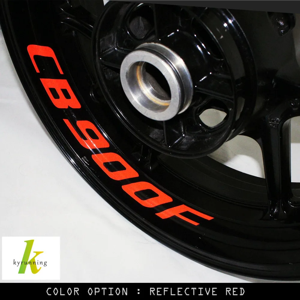 8 X CUSTOM INNER RIM DECALS WHEEL Reflective STICKERS STRIPES FIT HONDA ...