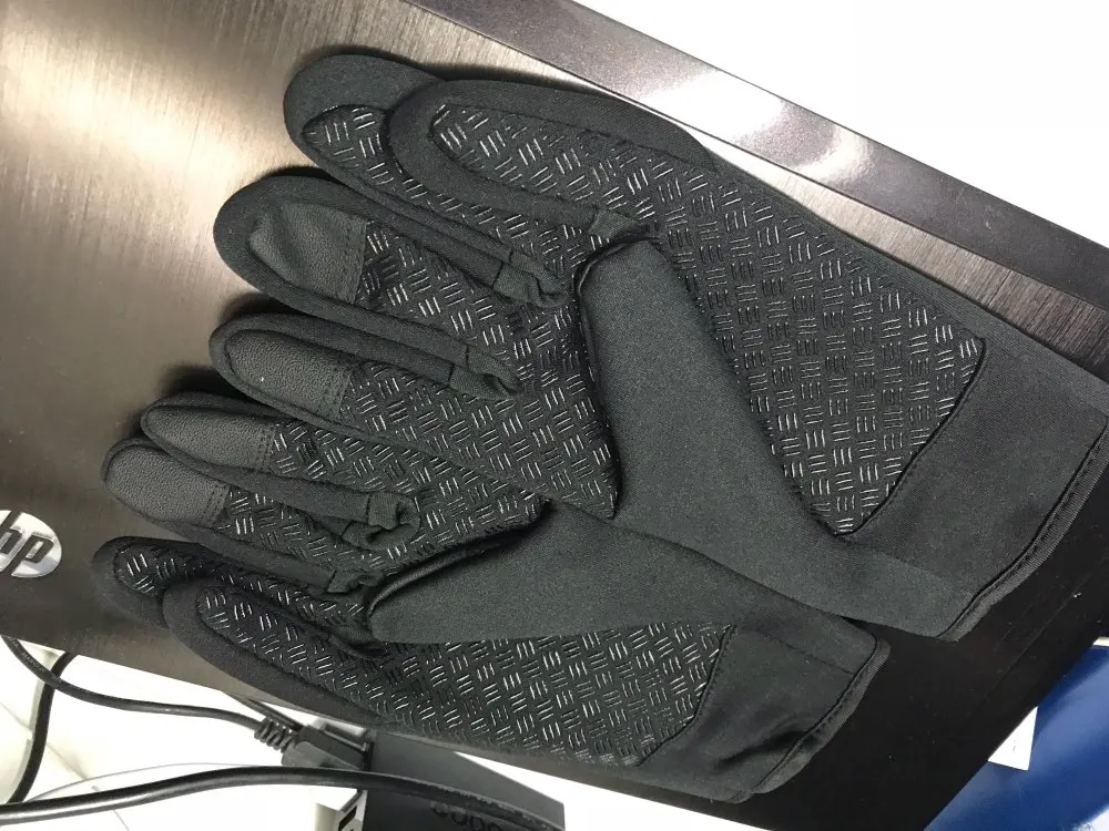 Men's Classic Leather Black Military Army Winter Gloves