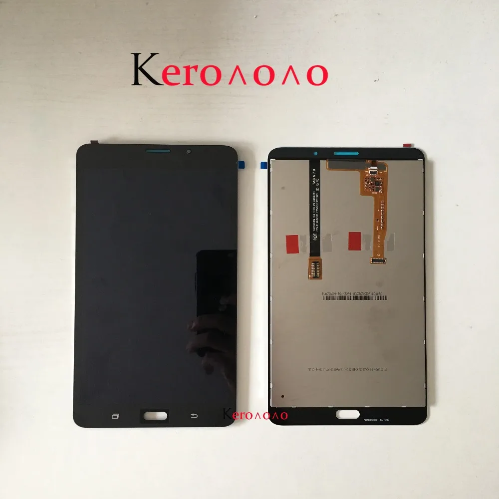 Para samsung galaxy tab um 7.0 2016 SM T285 t285 display lcd touch screen digitador assembléia ...