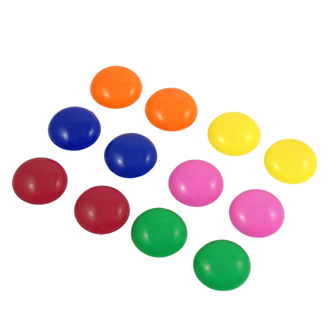 UXCELL Multicolor Round 20Mm Fridge Magnet Note Message Memo Paper ...