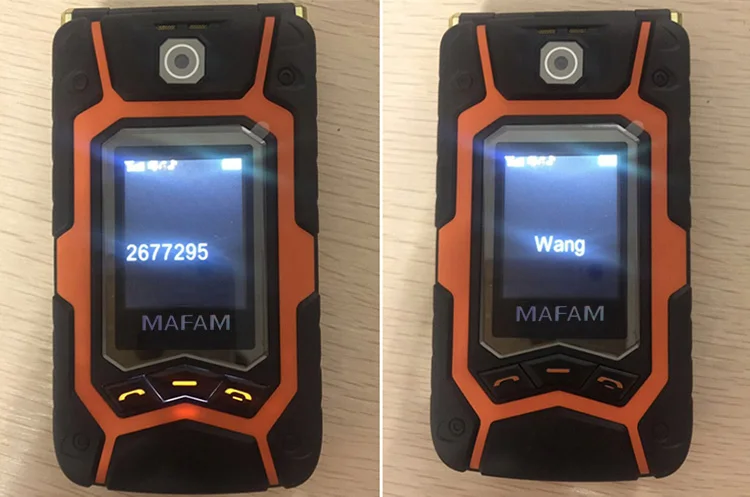 Mafam Land Flip Cell Rover X9 Dual Screen Dual Sim One-key Call Answer Long Standby Touch Screen ...