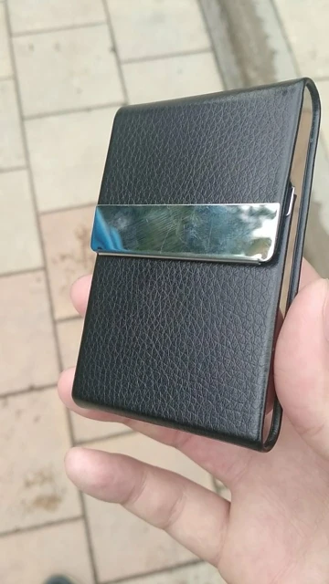 Aluminum Cigar Cigarette Tobacco Holder Smoking Case