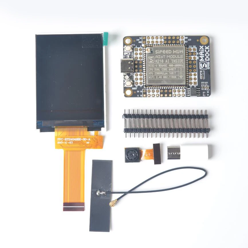 ShenzhenMaker Store Sipeed M1 dock suit(M1 dock+ 2,4 дюймов lcd+ OV2640 ...