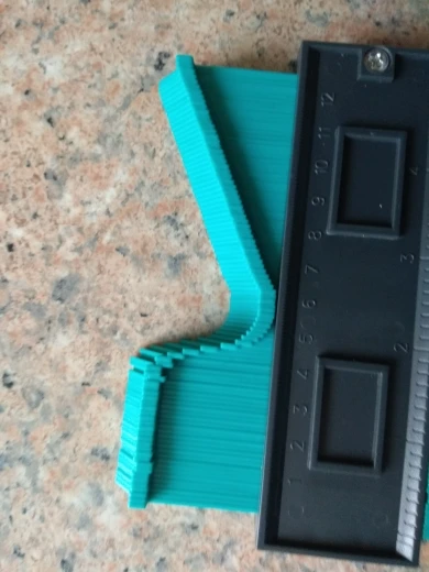 Contour Gauge Plastic Angle Copier - Life Changing Products