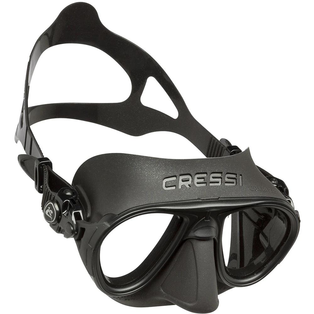 Cressi Calibro Ultra Low Volume Free Diving Mask Tempered Glass 2 ...