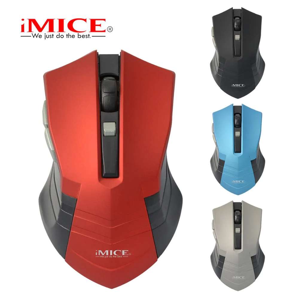 iMICE Wireless Gaming Mouse 6 Button 1600DPI Optical Professional Mouse ...