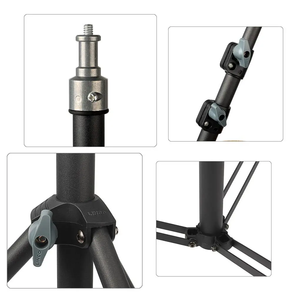 Best Seller 2M Light Stand Tripod With 1/4 Screw Head Bearing Weight ...